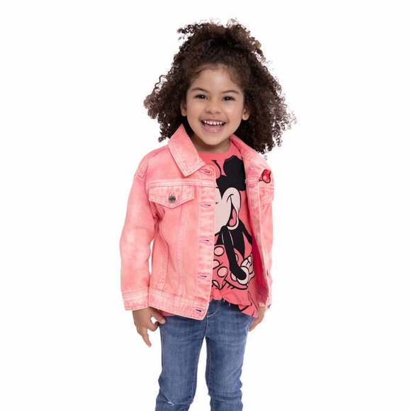 Disney | Jackets & Coats | Minnie Mouse Kids Denim Jacket And Tshirt ...